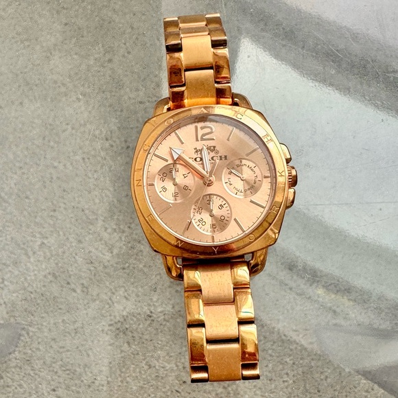 Coach | Accessories | Coach Rose Gold Boyfriend Watch | Poshmark